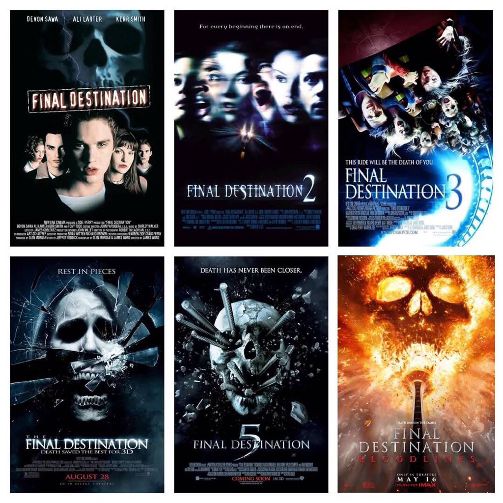 Poster Western Movie Final Destination 1-6 11.5 X 16.5 Inches (A3 ...