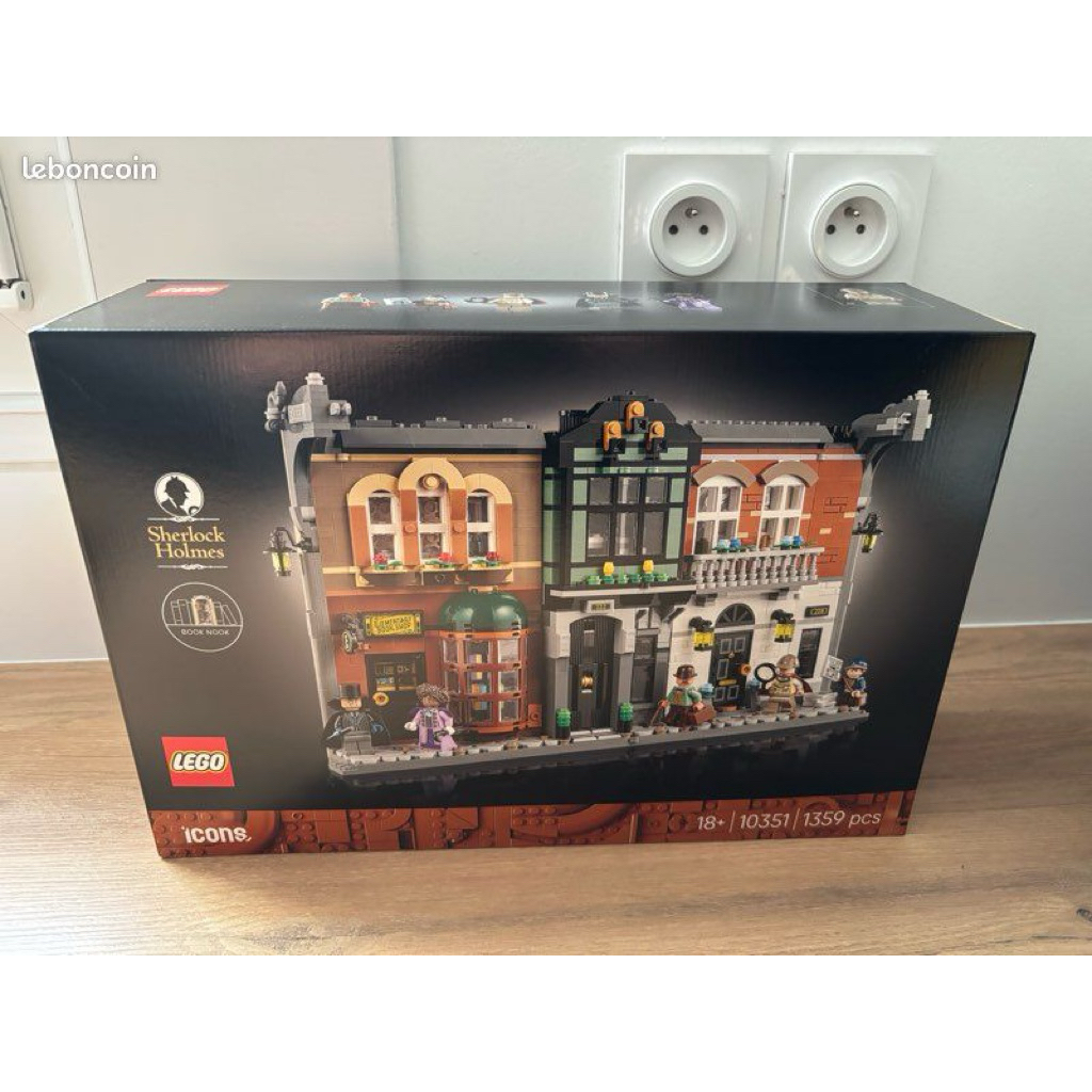 LEGO 10351 Sherlock Holmes: Book Nook 1 Hand Beautiful Box. | Shopee ...