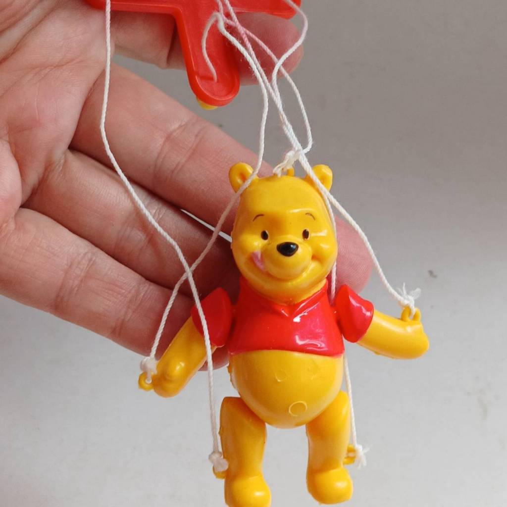 Gashapon Puppet yujin Disney Characters Mickey Mouse Donald Duck Winnie ...