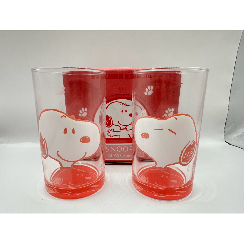 Snoopy Glass Set Made in Japan 1 Box Contains 2 Cards. | Shopee Malaysia