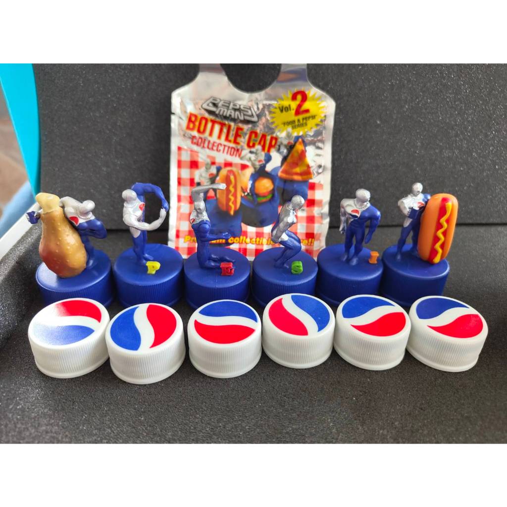 Pepsi man premium collectible cap Vol.2 | Shopee Malaysia