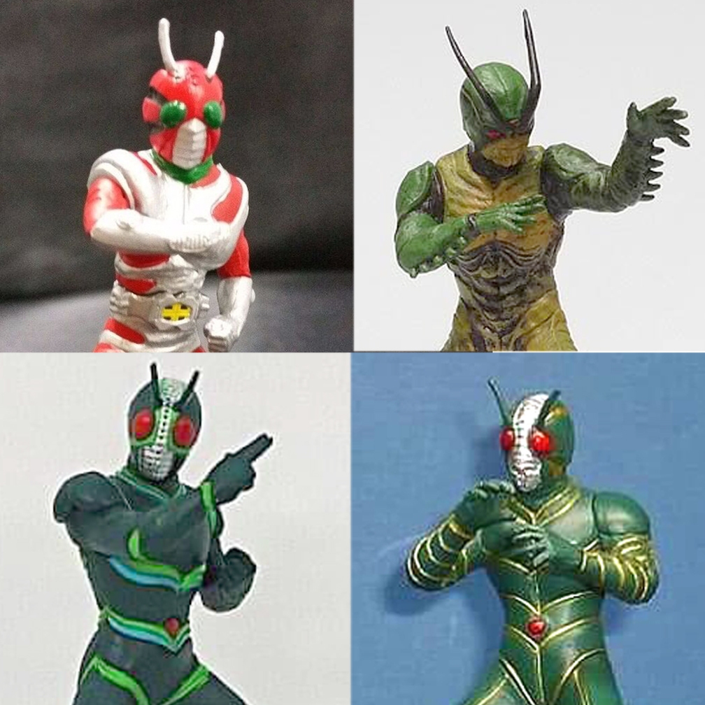 BANDAI: Kamen Rider ZX/Shin/ZO/J-Gashapon HG-1st Hand Not Unwrapped ...