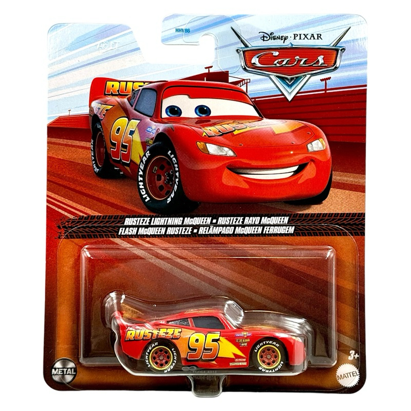 MATTEL | Iron Car From Cartoon CARS-RUSTEZE LIGHTNING McQUEEN Genuine ...