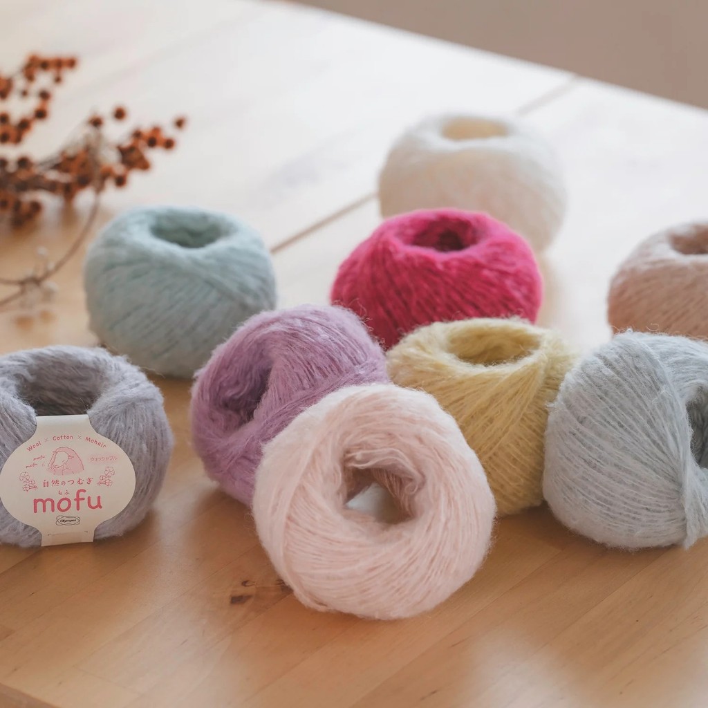 Olympus Mofu Silk Mixed Mohair Is Very Soft Size 30g Made in Japan ...