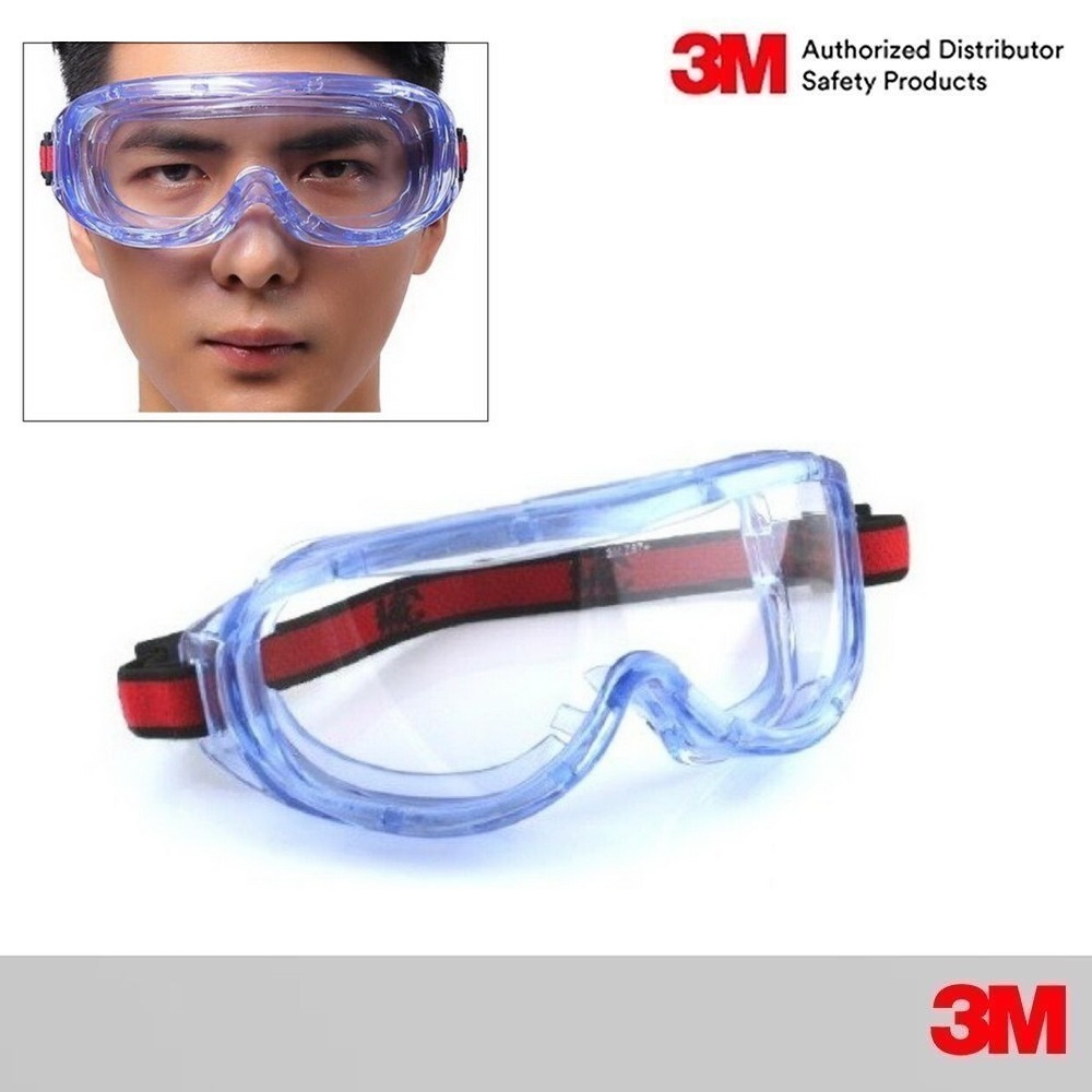 3M SAFETY Eyeglasses 1623 AF Clear Lens GOGGLE | Shopee Malaysia