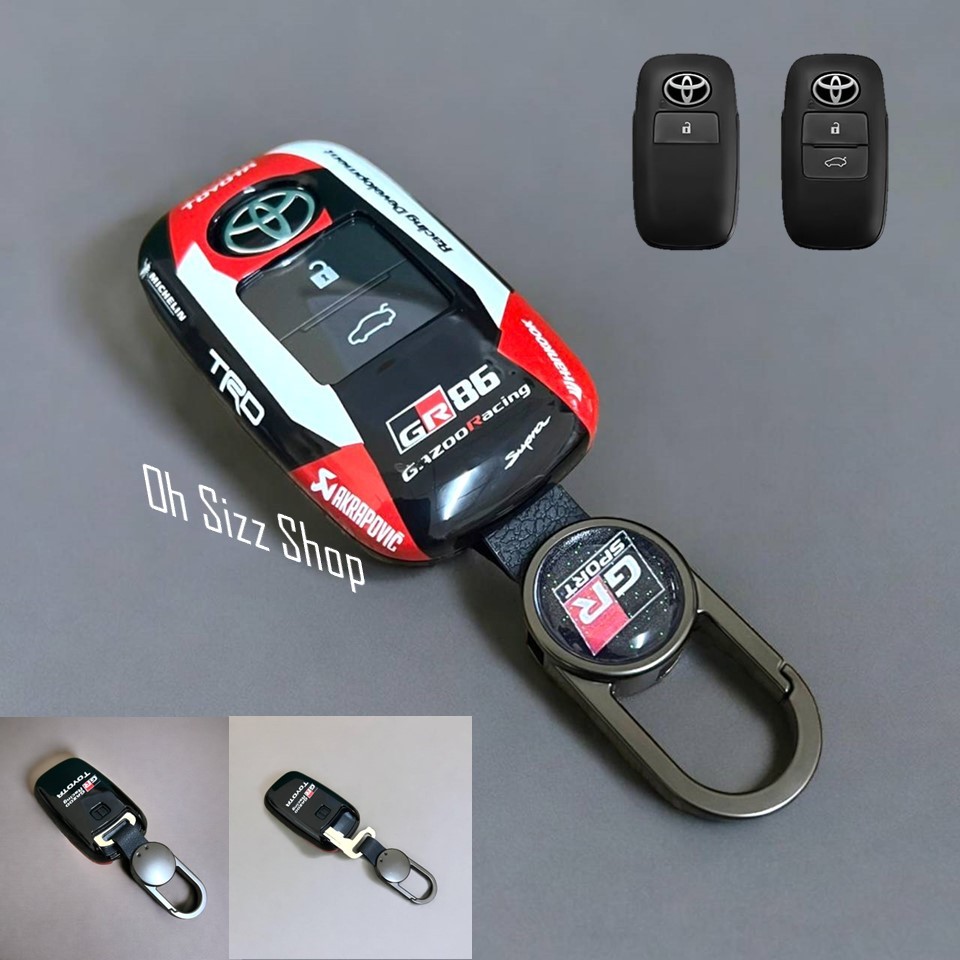 Toyota Yaris Cross ATIV Veloz 2024 Car Remote Case GR Sports Pattern ...