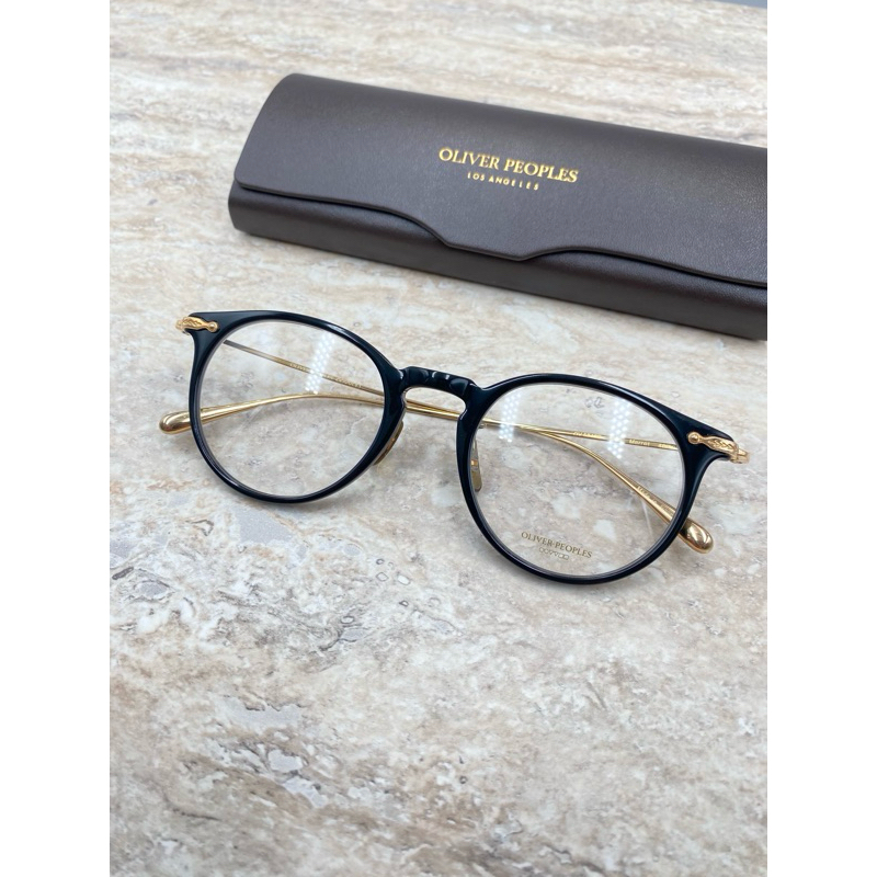 OLIVER PEOPLES eyeglasses % MARRET Model Size 48 Colors Black Titanium ...
