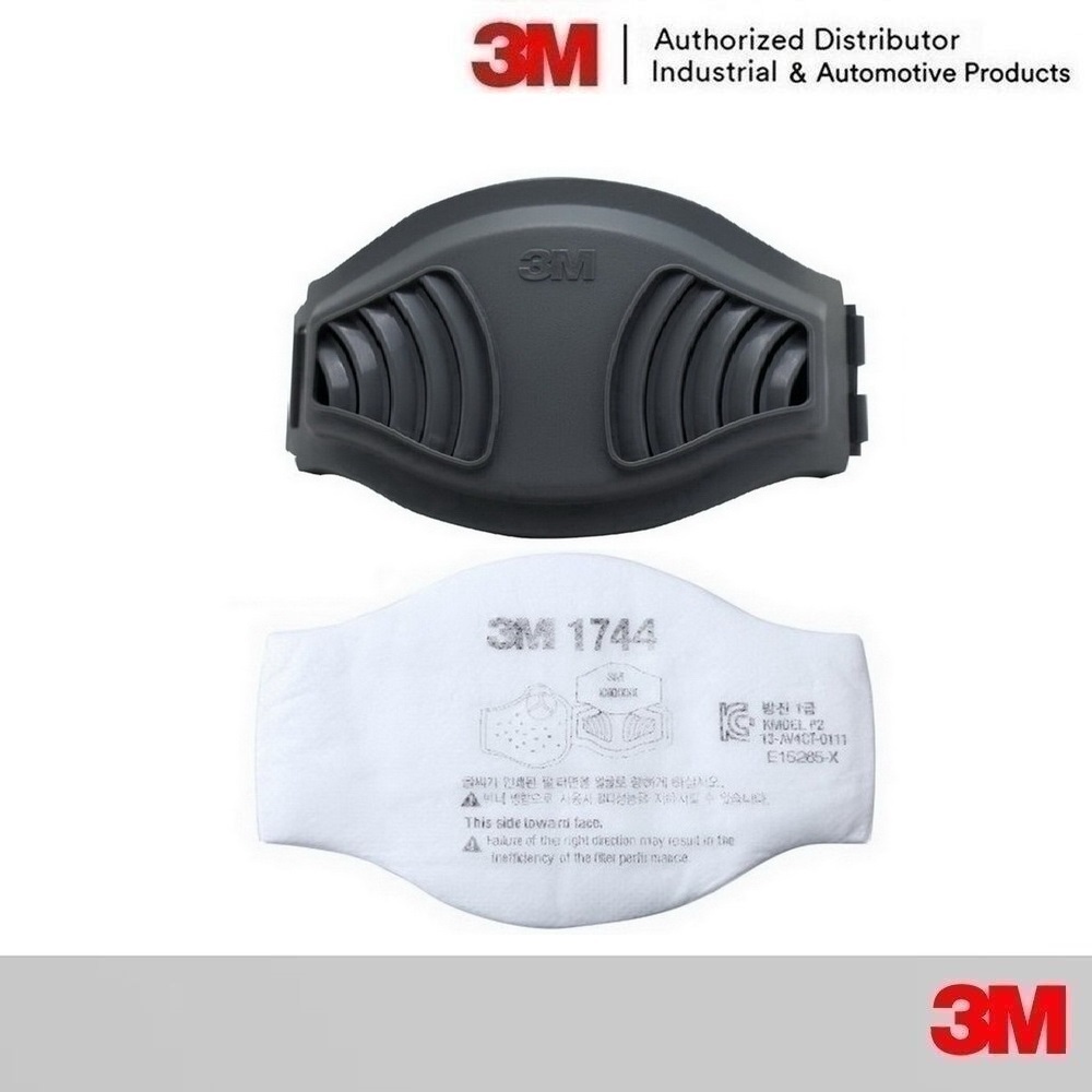 3M 1744 Dust FILTER P2 PARTICULATE 1700 Cover Compatible With Mask ...