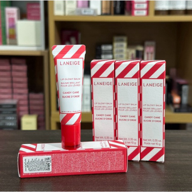 Laneige Lip Glowy Balm Candy Cane 10g | Shopee Malaysia