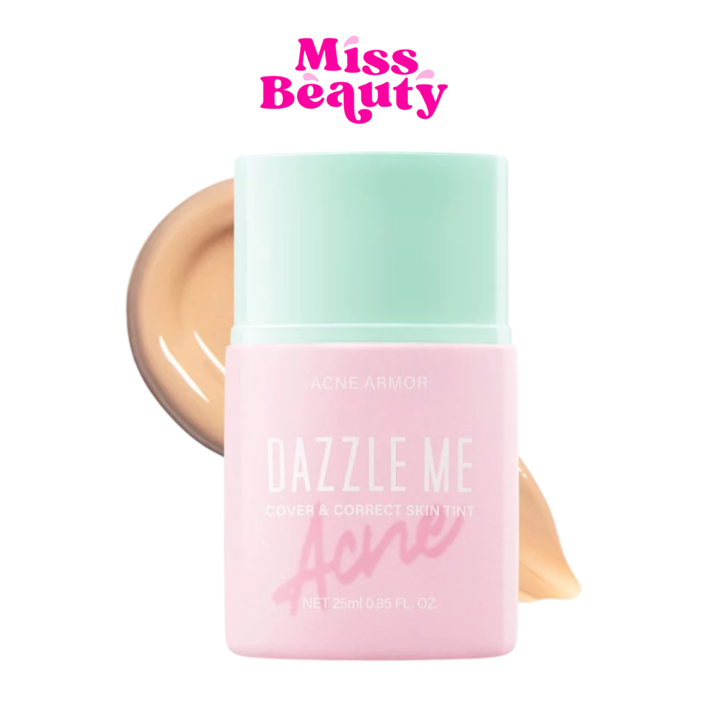 DAZZLE ME Acne Armor Cover & Correct Skin Tint W01 Core 25 Ml. | Shopee ...