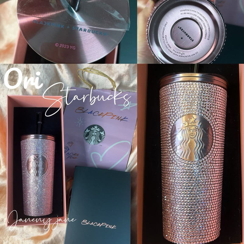 Starbucks Glass Work 1: 1 Real Shooting Stamping Every Point Diamond ...