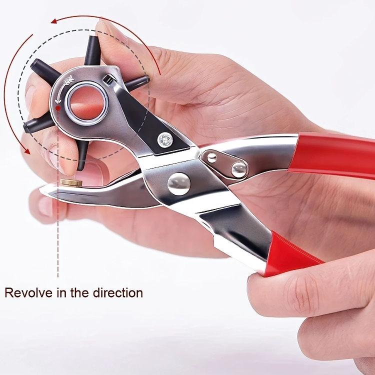 Belt Hole Punch Pliers The Puncher Can Be Punched In 6 Positions For ...