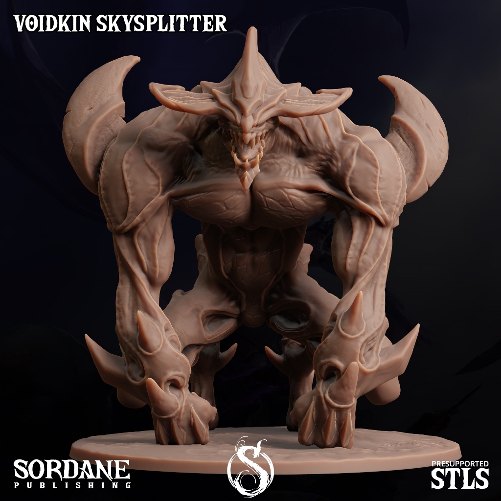 [The Frozen Void]-Voidkin Skysplitter-Model For DnD miniature and other ...