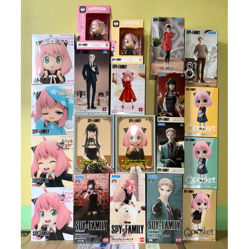 SPY x FAMILY FIGURE ANYA LOID YOR FORGER BOND SEGA QPOSKET Yura Model | Shopee Malaysia