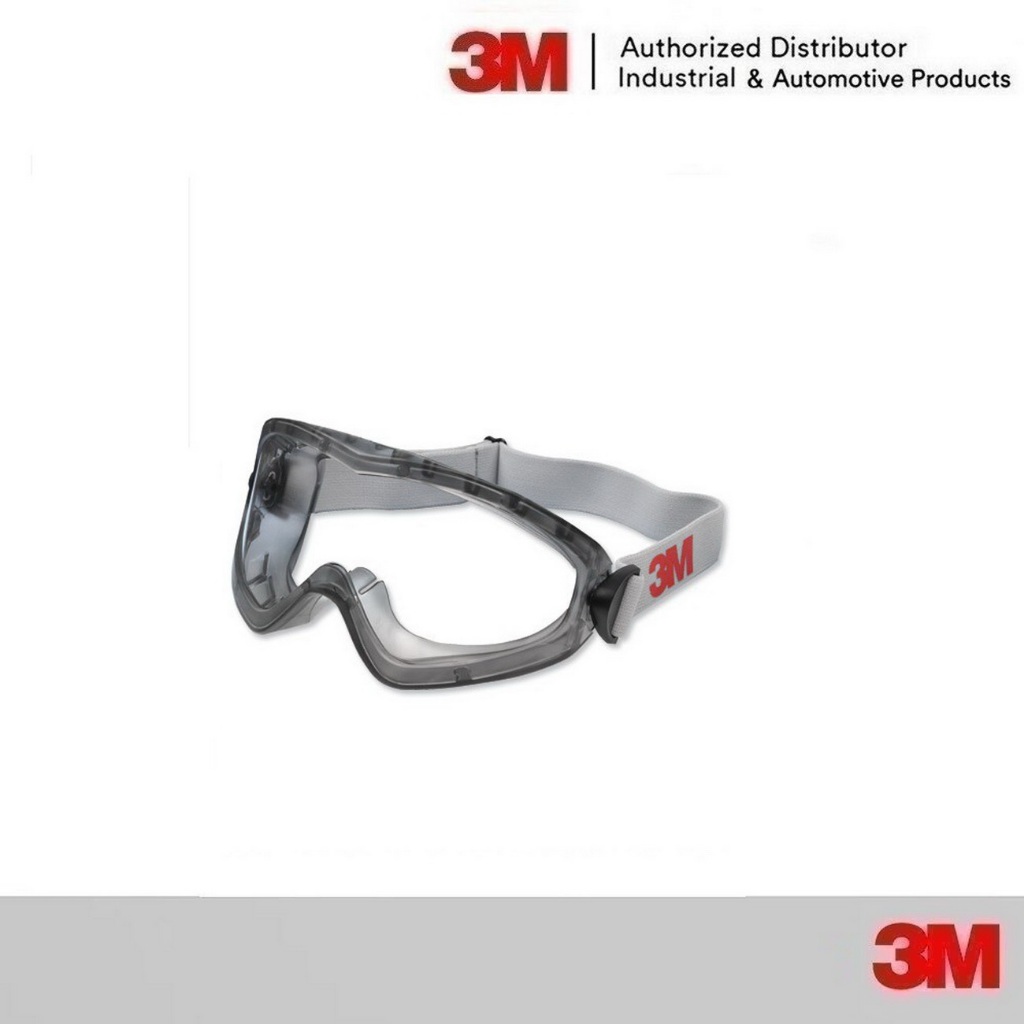 3M Goggle Eyewear Safety Eye Protection Model 2890 A (Clear Lens Gray ...