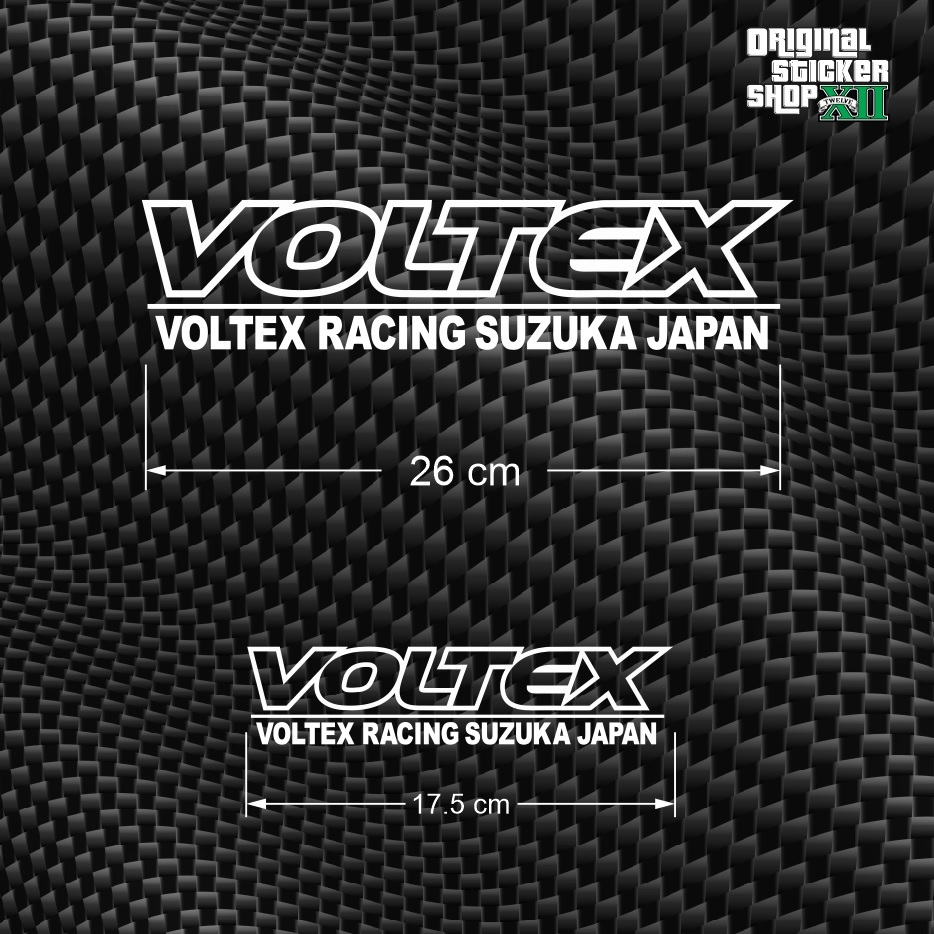 VOLTEX Sticker Vortex car Weatherproof Weather Resistant Cut Locomotive ...