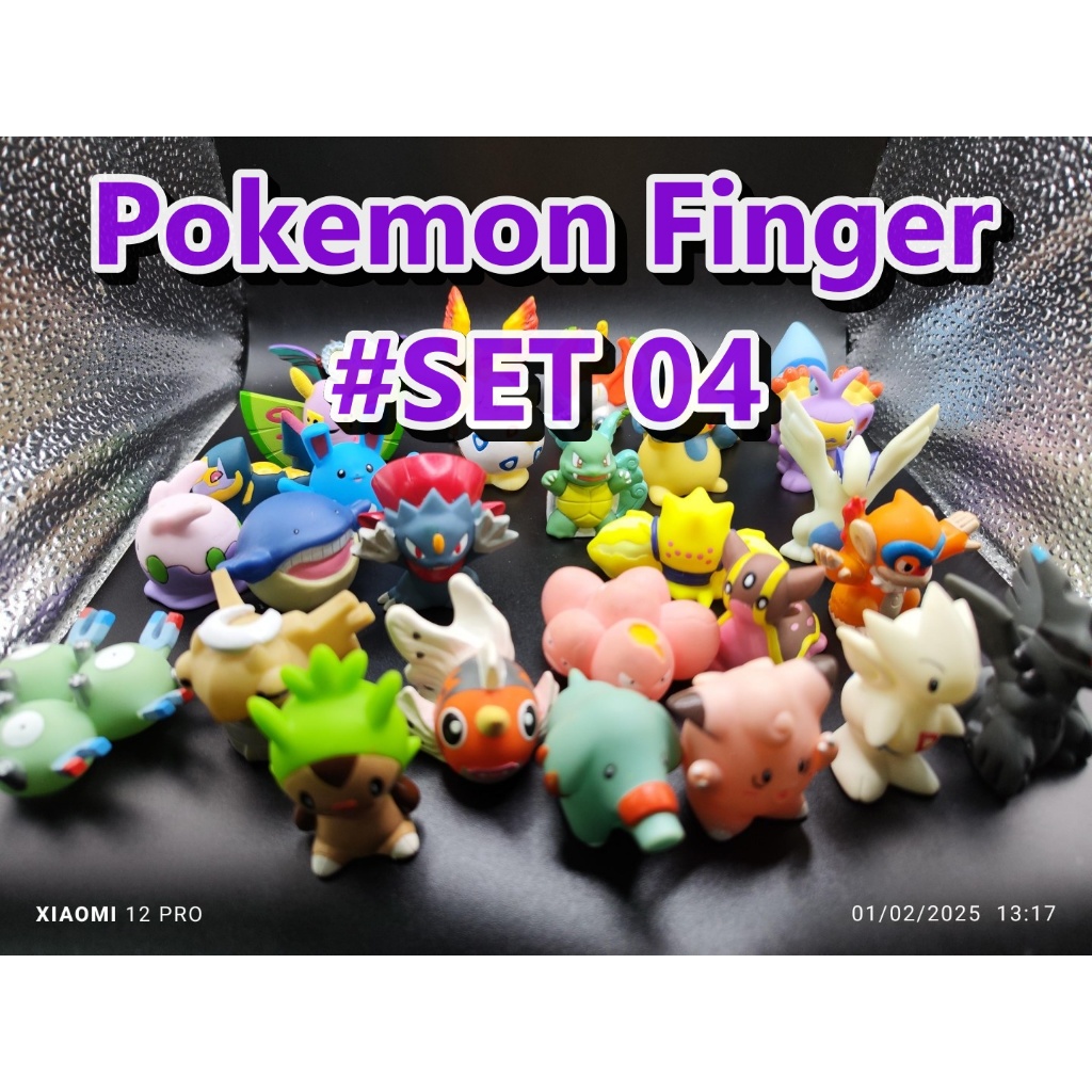 Pokemon Wearing A Finger Pokémon Puppet Mini Figure Japanese Nintendo ...
