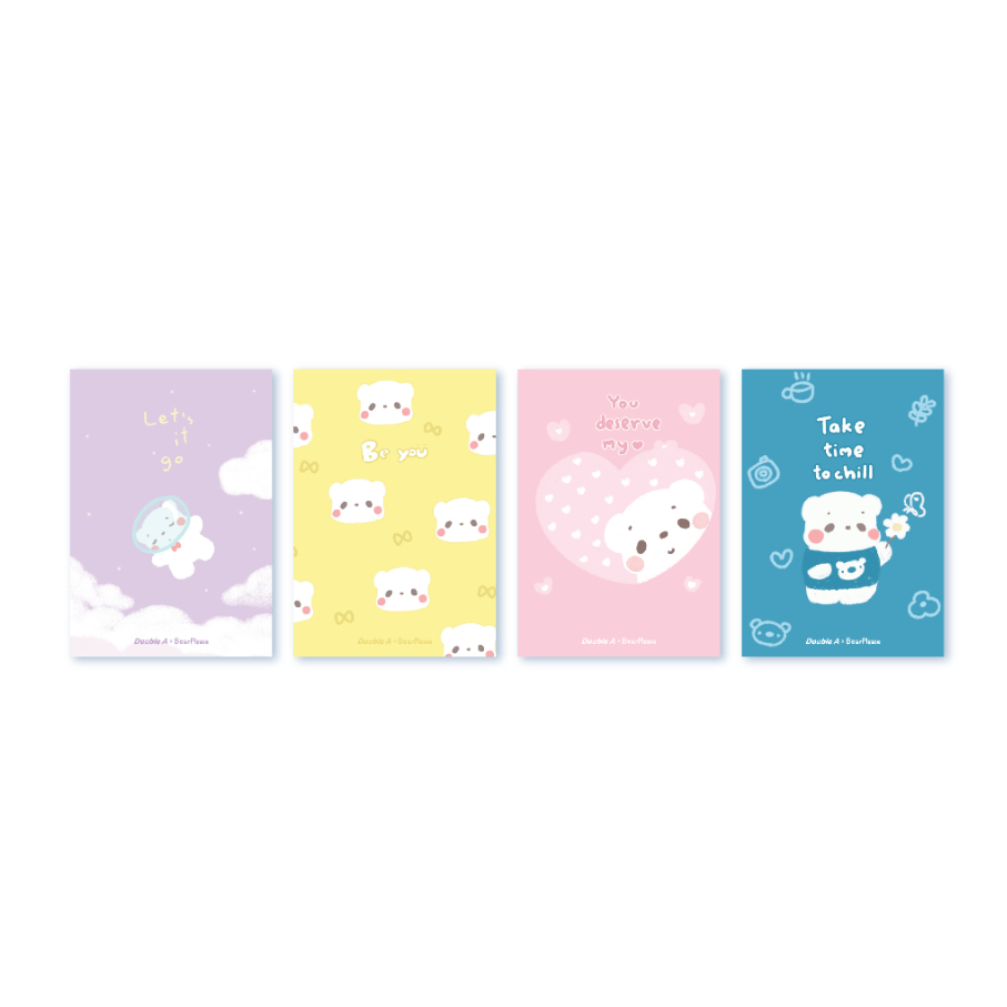 Roofing Book A6 80 Gsm. 30 Sheets Cover Bear Please Pattern. | Shopee ...