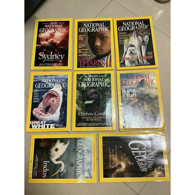 2nd Hand National Geographic Magazine English Version 2002-Wolf to woof ...
