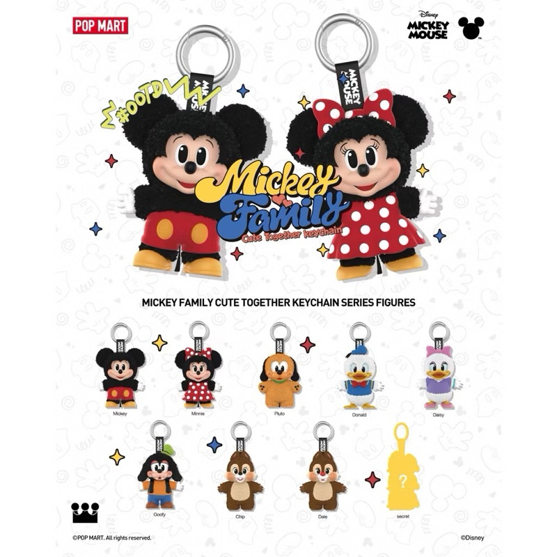 Mickey Family Cute Together Keychain Series Figures ️ Keychains Check ...