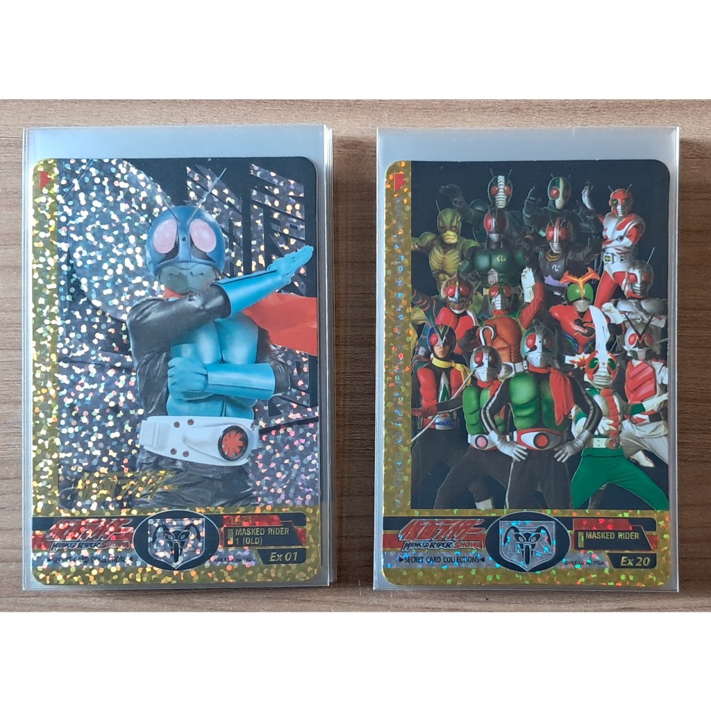Complete Set Of Masked Rider EX Card Fish Roe Pattern Of 20 Cards (Card ...