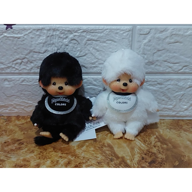 Monchhichi Colours Black & White | Shopee Malaysia