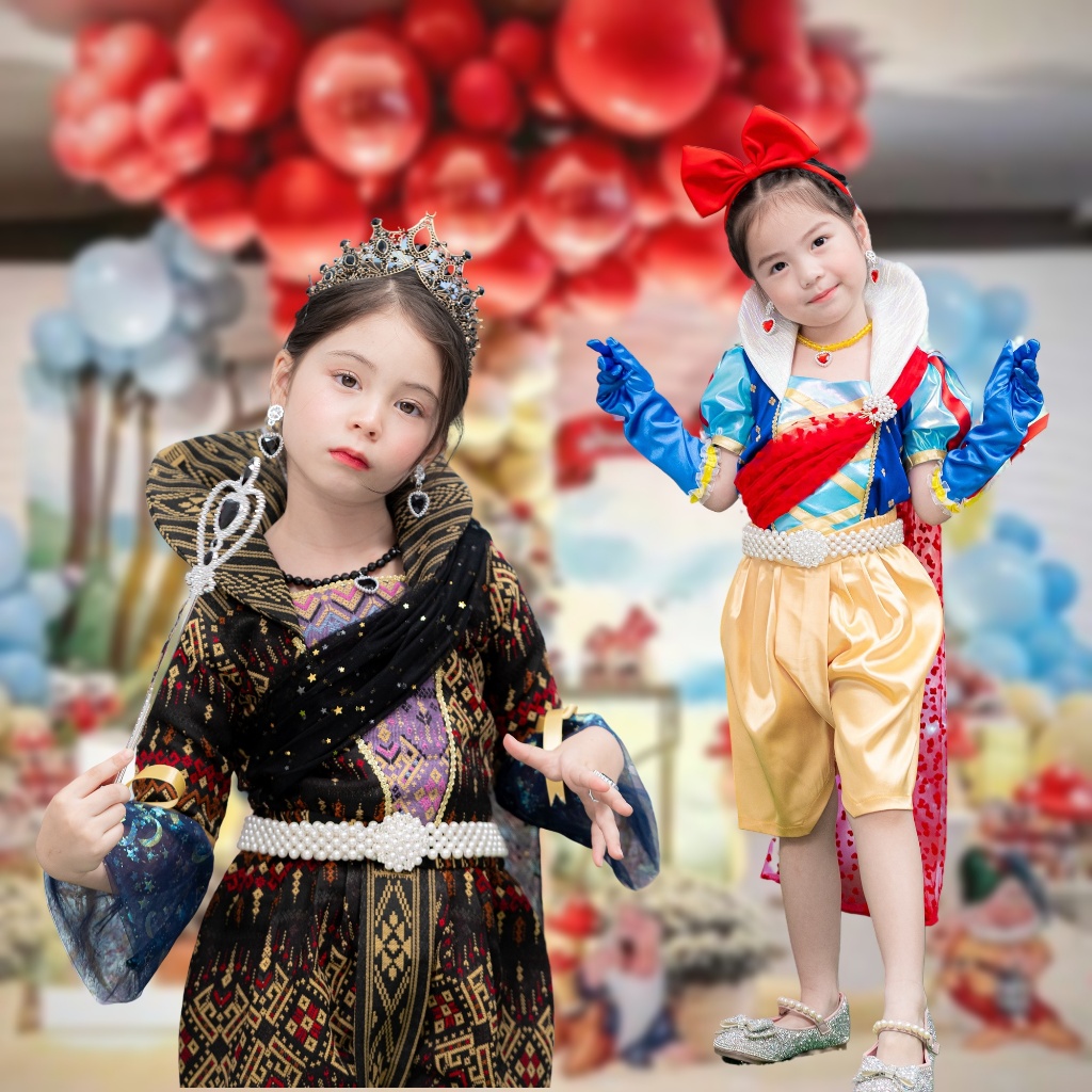 Snow White Dress Princess Disney Villain Queen Thai Evil Ariel | Shopee ...