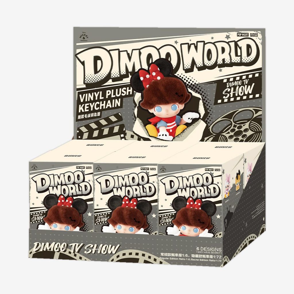 DIMOO WORLD × DISNEY Series Vinyl Plush Keychain Blind Box | Shopee ...