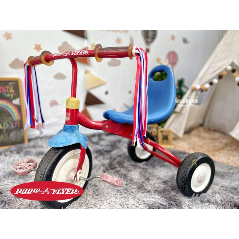 Radio flyer Tricycle Spinning Wheel Steel Frame Used Rubber Wheels Good ...