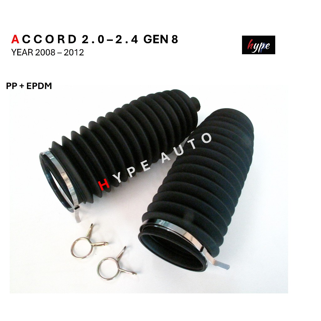 SET ** Steering Rack Dust Cover Rubber For ACCORD 2.0-2.4 Gen 8th 2008 ...