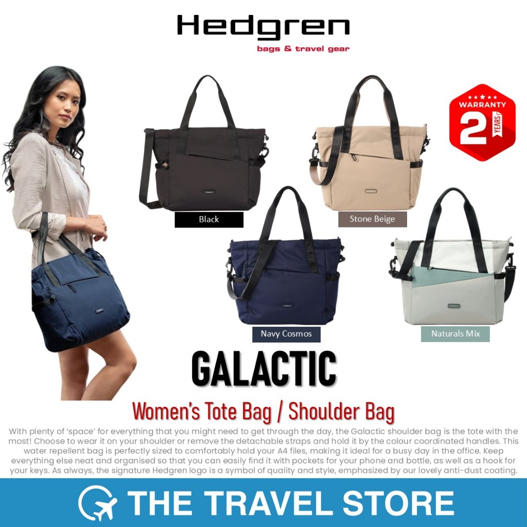 HEDGREN Galactic Women's Tote Bag/Shoulder | Shopee Malaysia