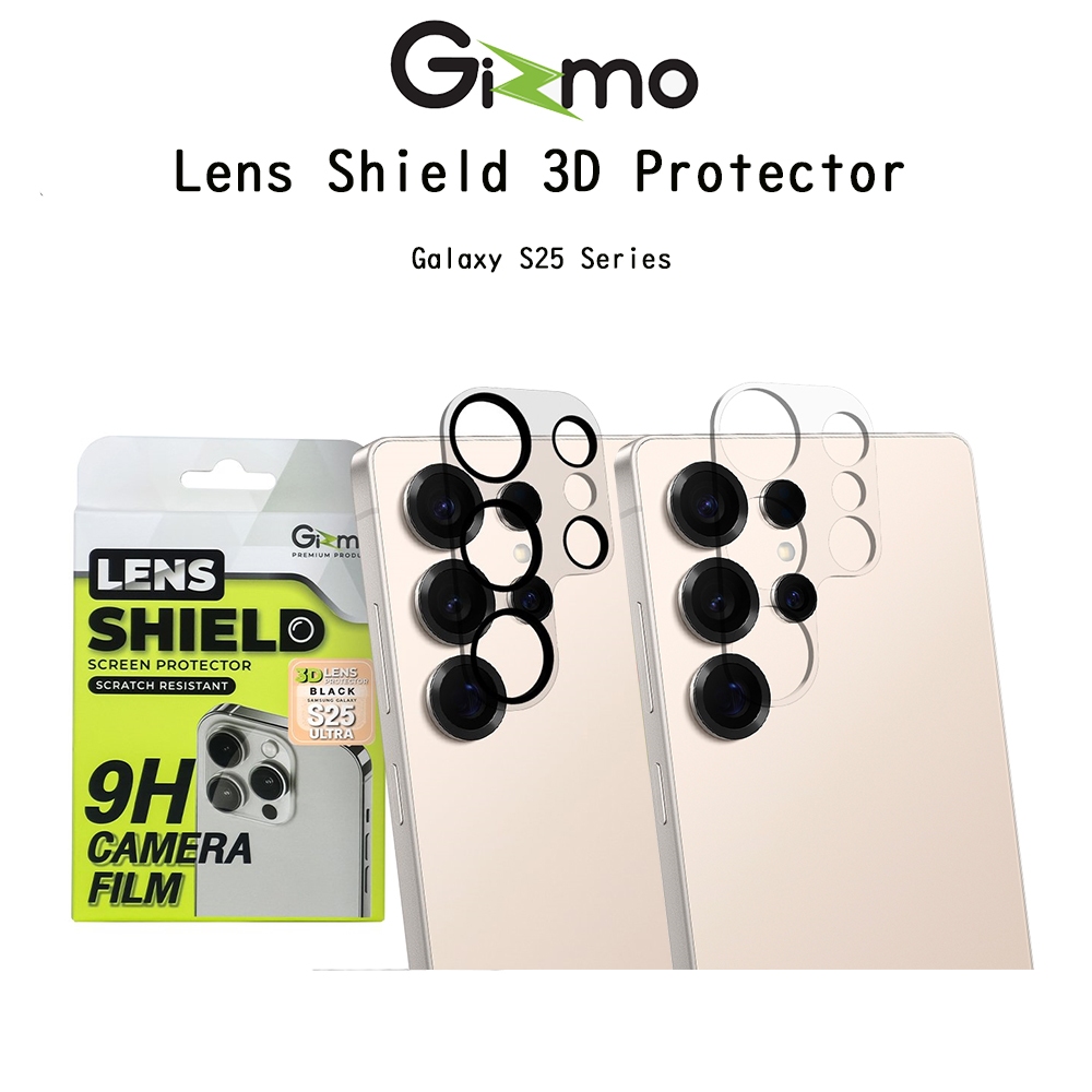 GIZMO Lens Shield 3D Protector Premium Grade Full Camera Glass Film For ...