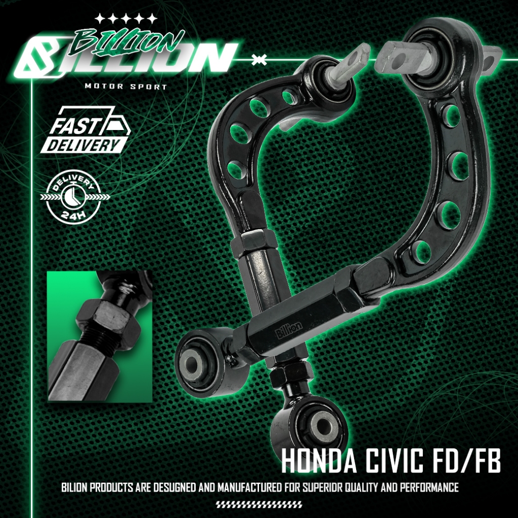 Billion Rear Camber Honda Civic FD/FB (Black Steel Work) | Shopee Malaysia