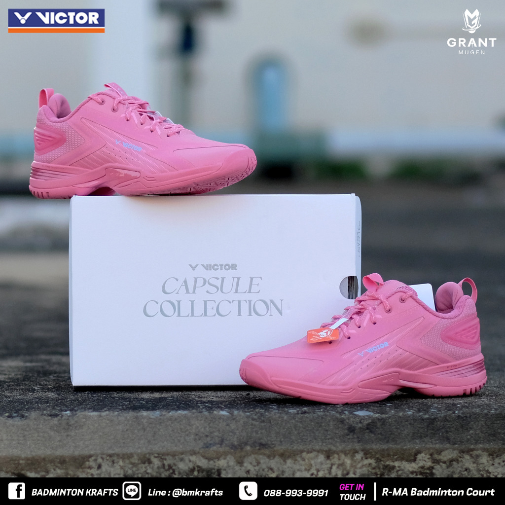 Victor Capsule Collection Badminton Shoes (Flamingo Pink) | Shopee Malaysia