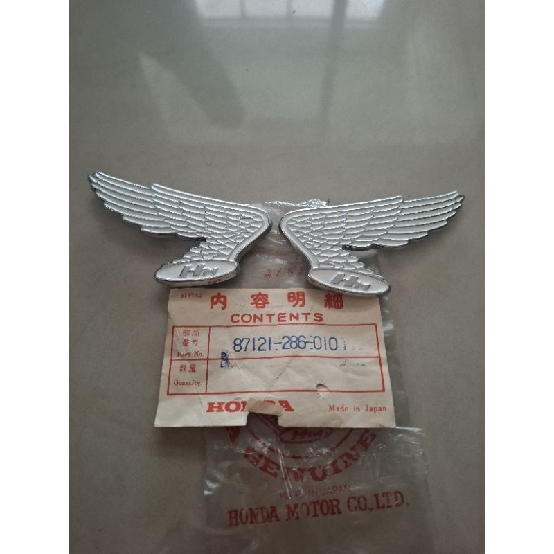 Logo Wing On The Side Of The Tank Left Right Put Honda CB250-CB350 Old ...