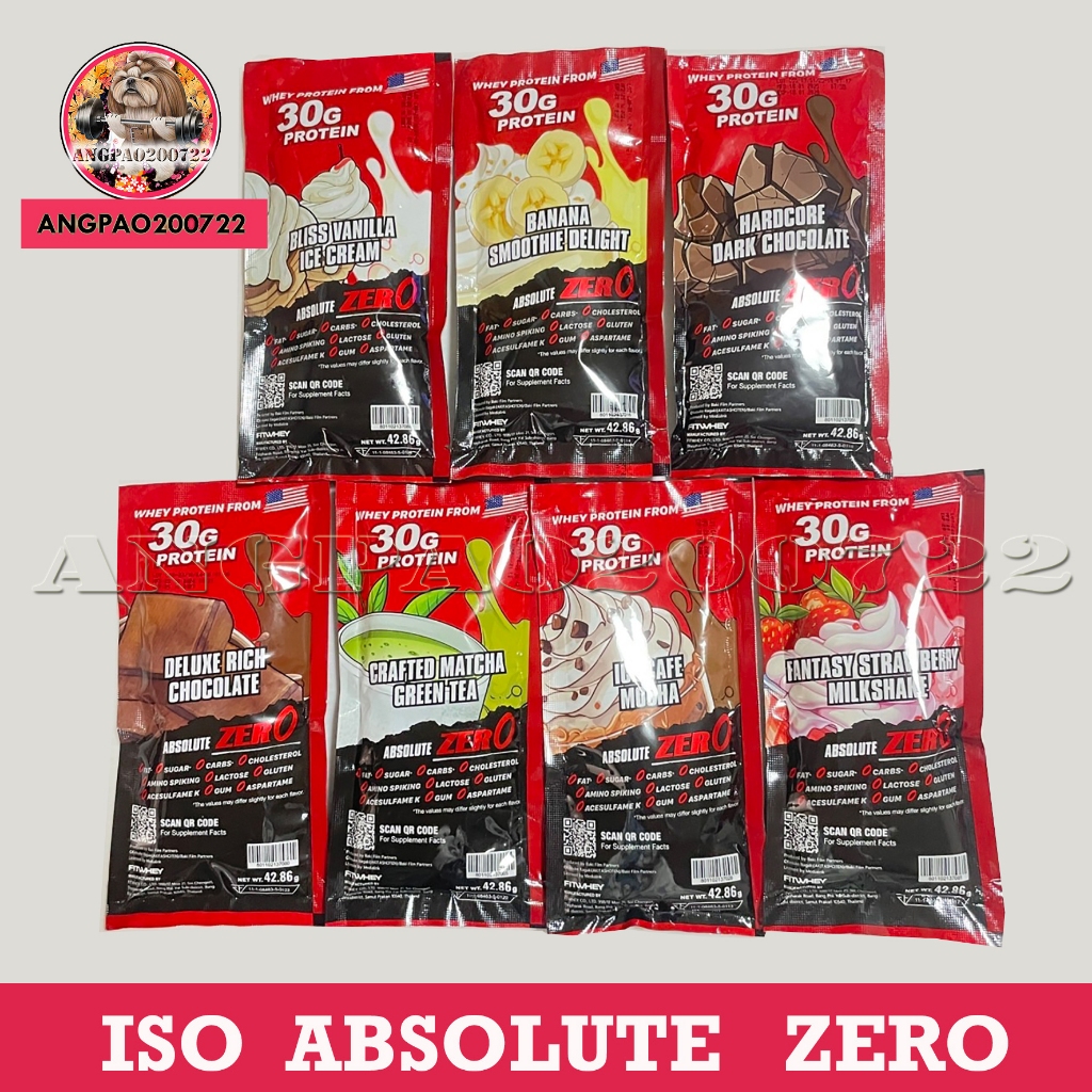 BAAM ISO ABSOLUTE ZERO SAMPLE Whey Protein Isolate Sachet Trial Size ...