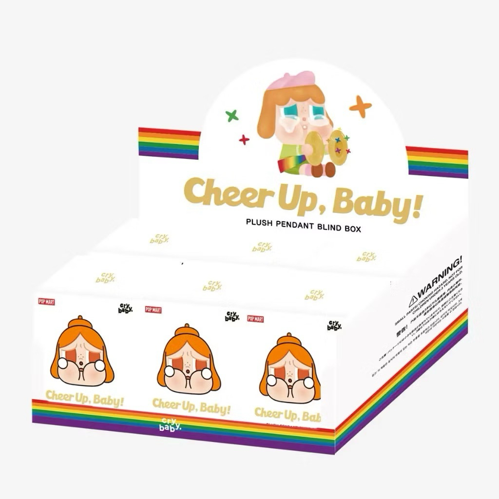POP MART CRYBABY CHEER UP BABY! SERIES-Plush Pendant Blind Box Lifted ...