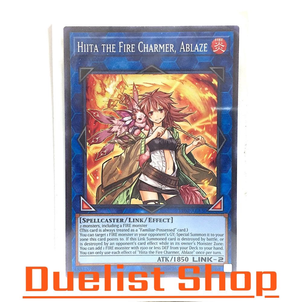 Hiita the Fire Charmer Ablaze (N) Monster Link2 [Spellcaster/Link ...