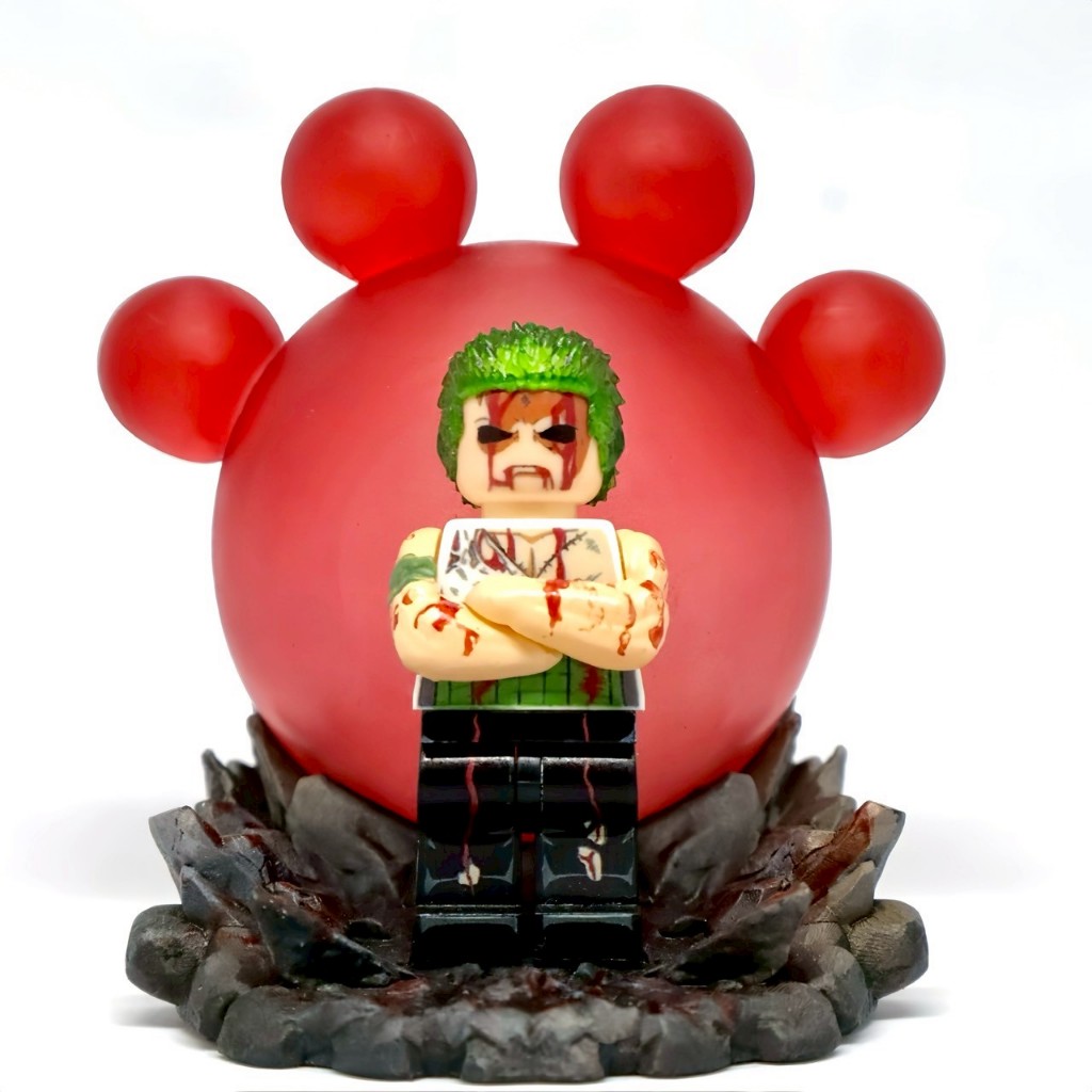 One piece Lego Zoro Kuma Dec Building Blocks Add-Ons Parts Display Toys ...
