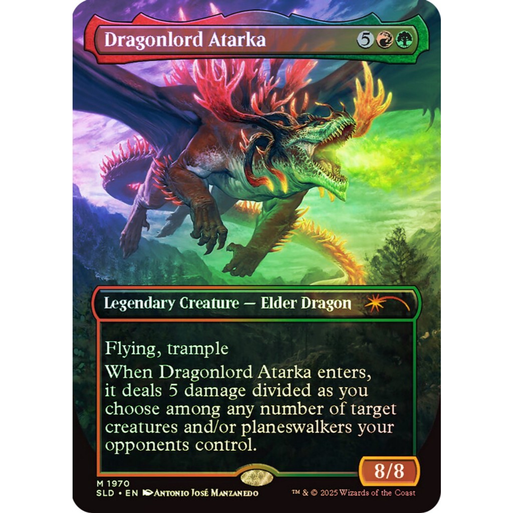 MTG : Secret Lair: Dragonlord Atarka (1970-Foil) | Shopee Malaysia