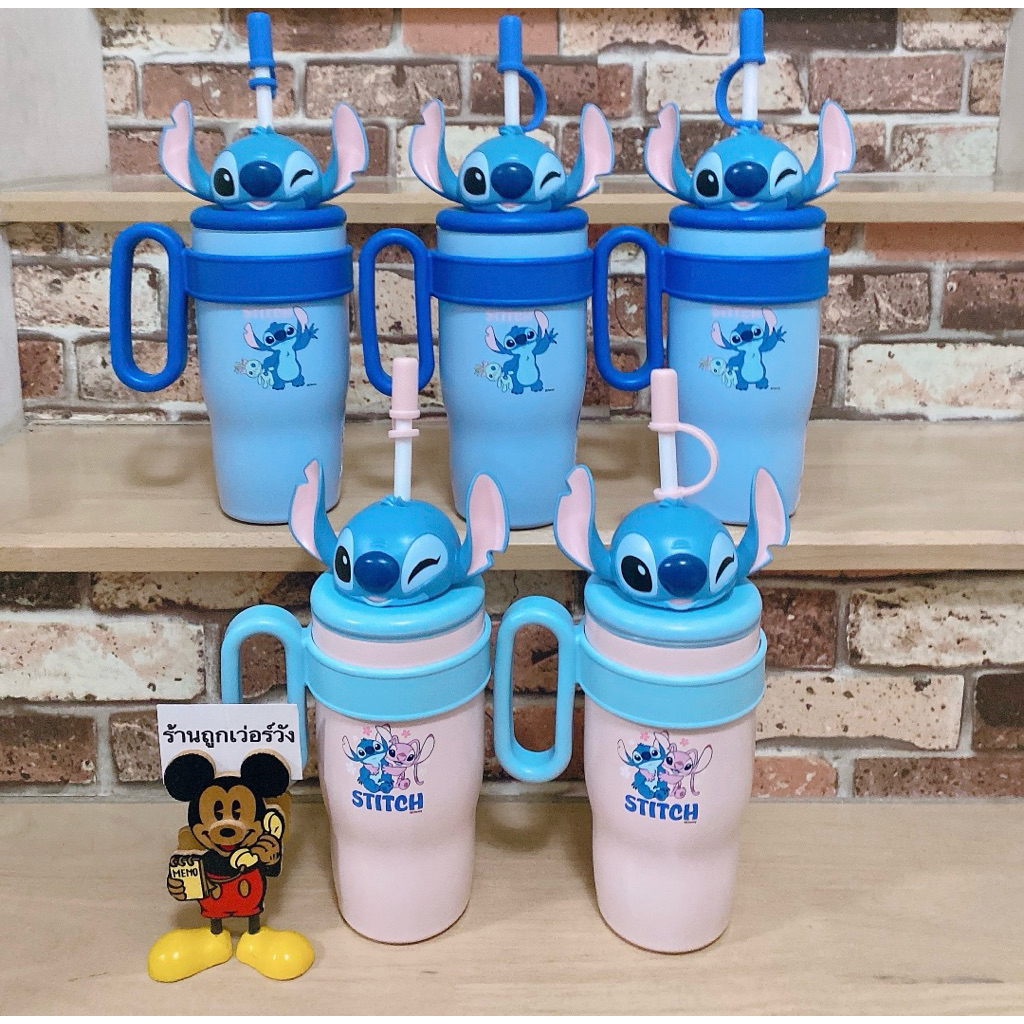 Stitch Head Stainless Steel Tumbler With Straw | Shopee Malaysia