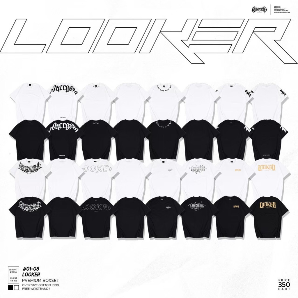 LOOKER-Shirt With Box Set Premium (9%Clothing) | Shopee Malaysia
