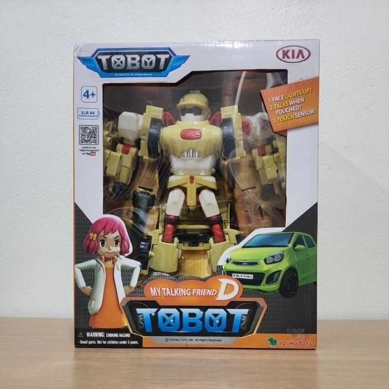 Tobot My Talking Friend D Transforming Robot With Sound And Light ...