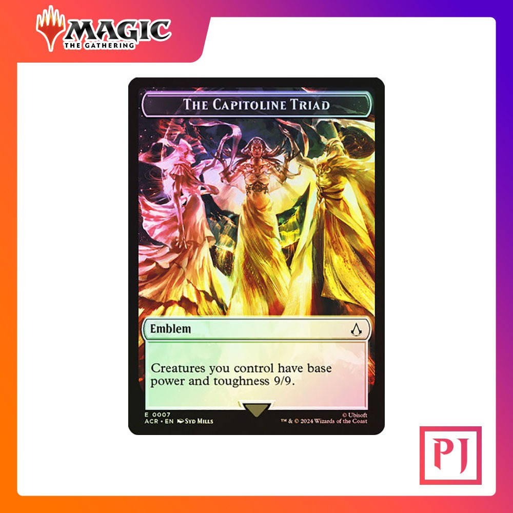 [MTG] the Capitoline Triad Emblem // Assassin TOKEN [ACR] [TOKEN ...