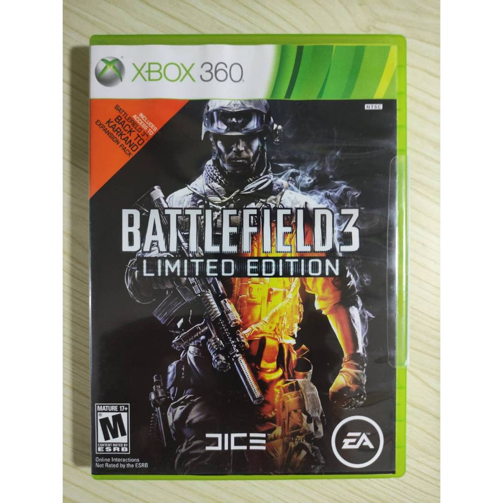 (2nd Hand) Xbox 360 - Battlefield 3 (ntsc) (2sheets) * *Play With X360 ...