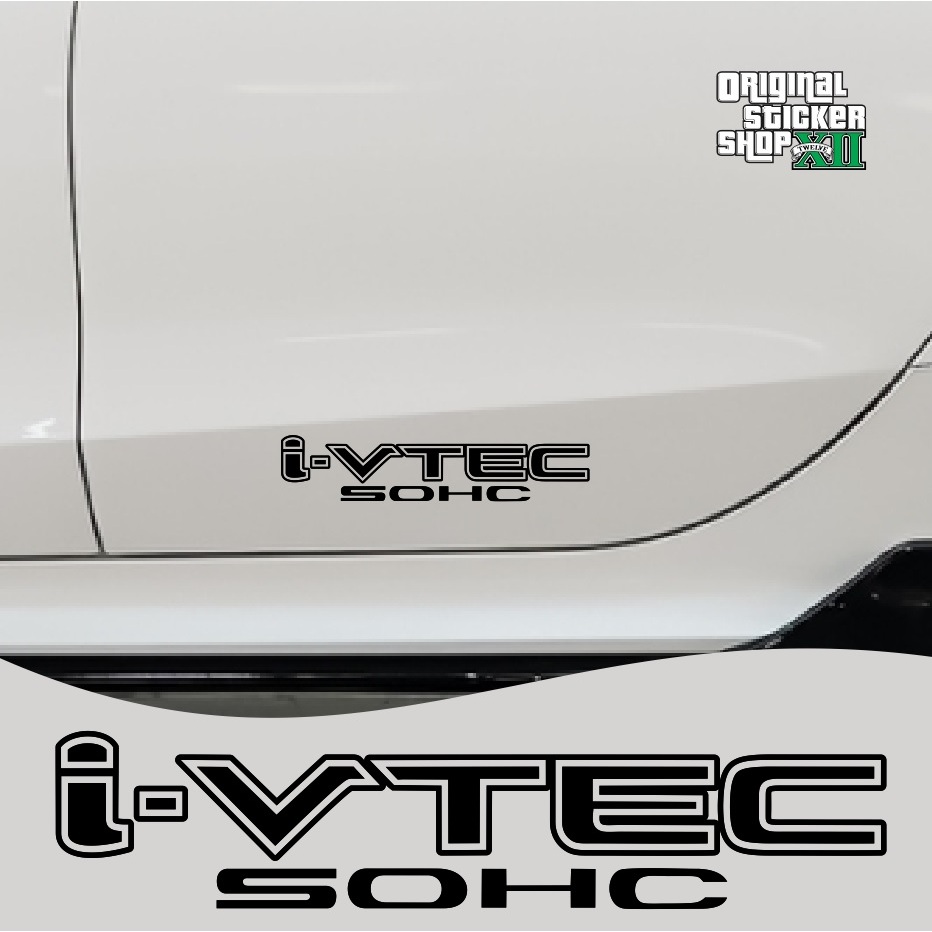 Honda i-VTEC VTEC Turbo PVC Logo Waterproof Sticker Car-Locomotive ...