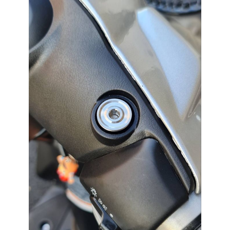 Yamaha Mio Glass Stopper Real Stainless Steel Deep Groove Pattern (Per ...