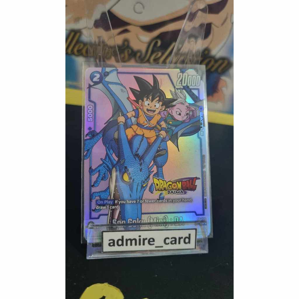 Dragon Ball Super Fusion Worlds Son Goku (Mini) : DA-FP-024 PR Foil Daima card | Shopee Malaysia
