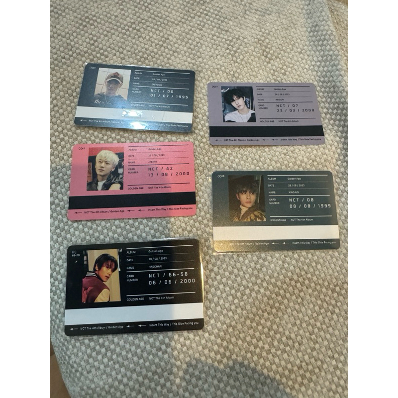 NCT ID Card Golden age Cards | Shopee Malaysia
