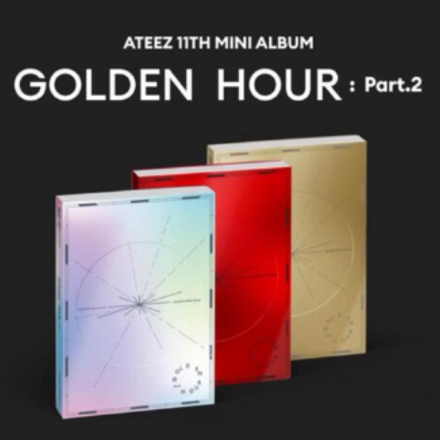 ateez Album-golden hour pt. 2 photobook version | Shopee Malaysia
